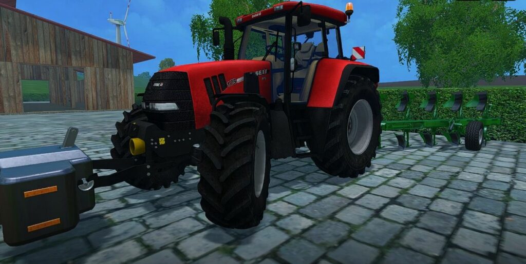 FS15 CASE IH CVX 175 4WD FL USA NEW RED GOOD V1.0 - FS 15 Tractors Mod ...