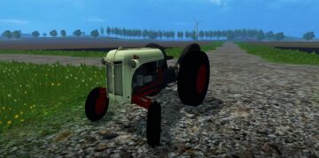 FS15 FORD 8N 2WD OLD WHITE USA V1.0 - FS 22 Tractors Mod Download