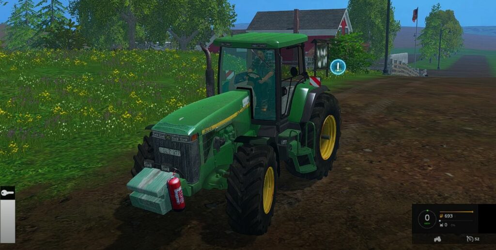 FS15 JOHN DEERE 8300 4WD OLD GOOD GRREN USA V3.0 - FS 15 Tractors Mod ...