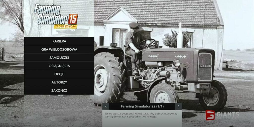 FS15 Menu Poland Farm White And Black V1.0 - FS 15 Other Mod Download
