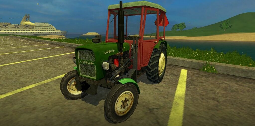FS15 URSUS C 330 2WD OLD CABINE GREEN POLAND V2.0 - FS 15 Tractors Mod ...