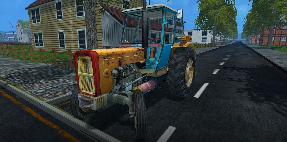 FS15 URSUS C 355 2WD STARY DOBRY CIĄGNIK POLSKI ZŁOTY V1.1 - FS 15 ...
