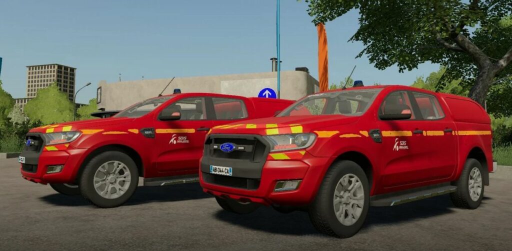 FS19 Ford Ranger SP/SAMU v1.0 - FS 19 Vehicles Mod Download