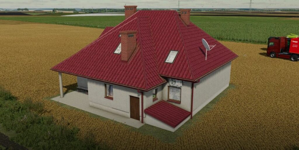 FS22 House v1 (1) - Farming simulator 19 / 17 / 15 Mod