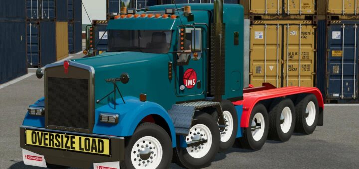 FS22 Kenworth T600 Day Cab v2.0.1 - FS 22 Trucks Mod Download