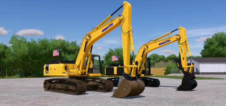 Farming Simulator 22 Forklifts, Excavators Mods | FS22 Forklifts ...