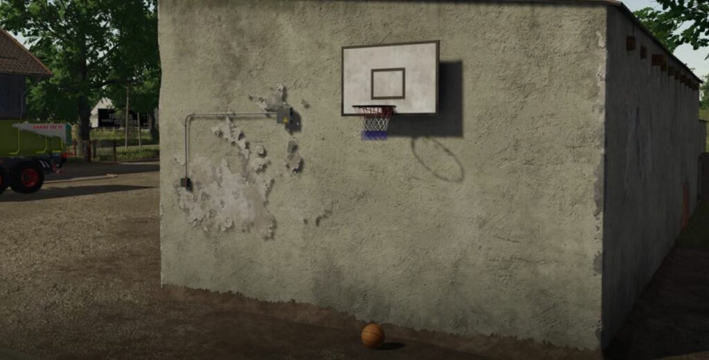 FS22 Wall Mounted Basketball Basket v1 (3) - Farming simulator 19 / 17 ...