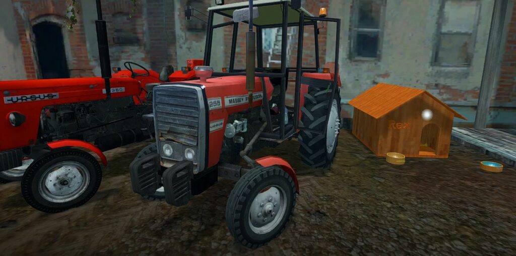 FS15 MASSEY FERGUSON 255 2WD PERKINS FL OLD CAB RED V3.1 - FS 15 Tractors Mod Download