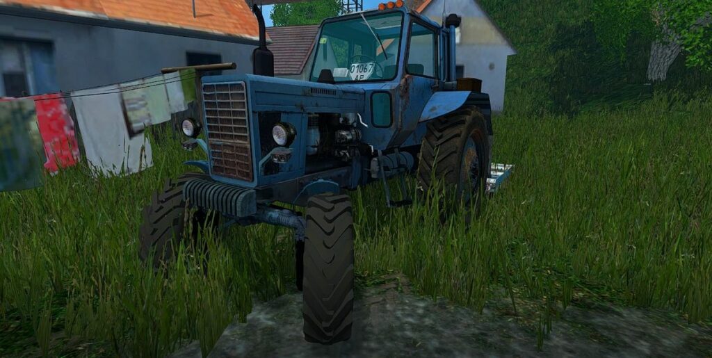 FS15 MTZ 82 4WD TUNING BLUE GOOD V1.0 - FS 15 Tractors Mod Download