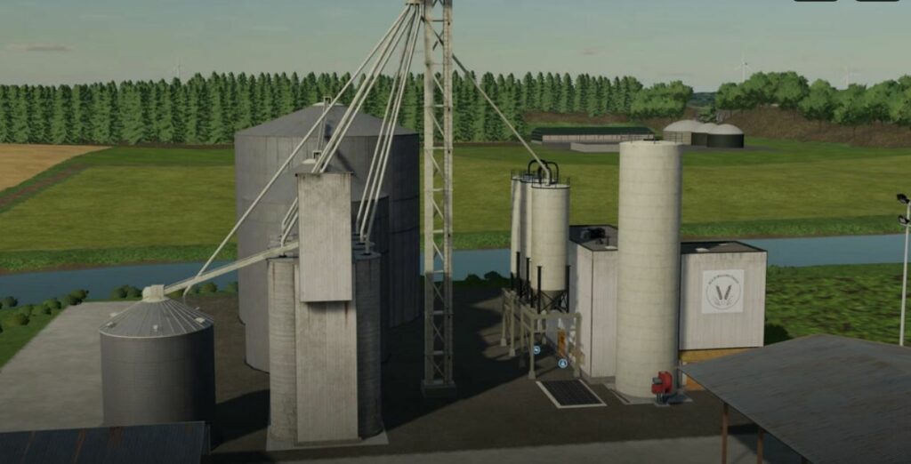 FS22 American Silo v1.0 - FS 22 Objects Mod Download
