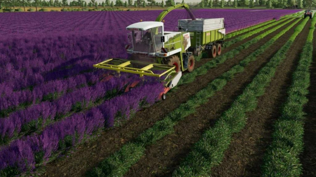 FS22 CLAAS Lavender Header Bar v1 (3) - Farming simulator 19 / 17 / 15 Mod