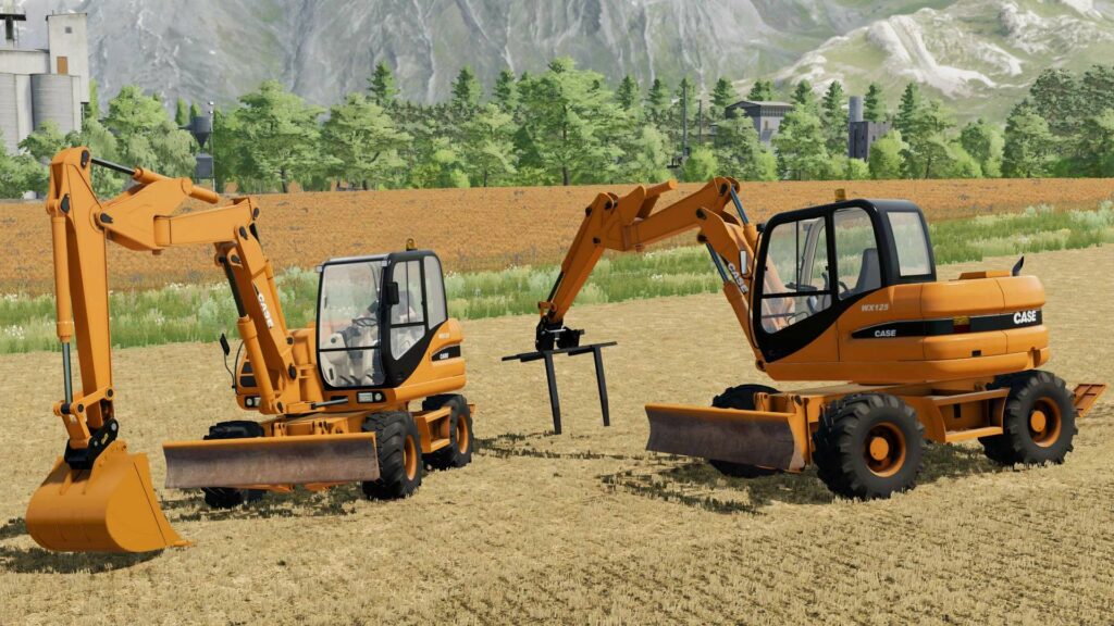 FS22 Case WX 125 v1.0 - FS 22 Forklifts / Excavators Mod Download