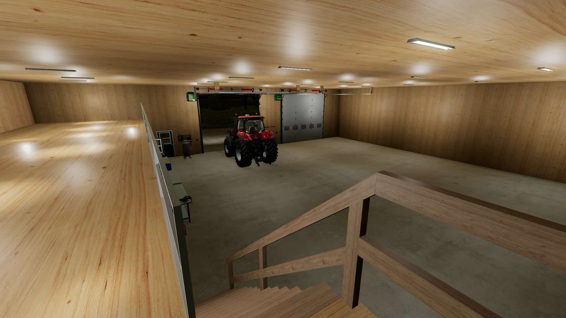 FS22 Garage Red 70×90 v1.0 - FS 22 Objects Mod Download