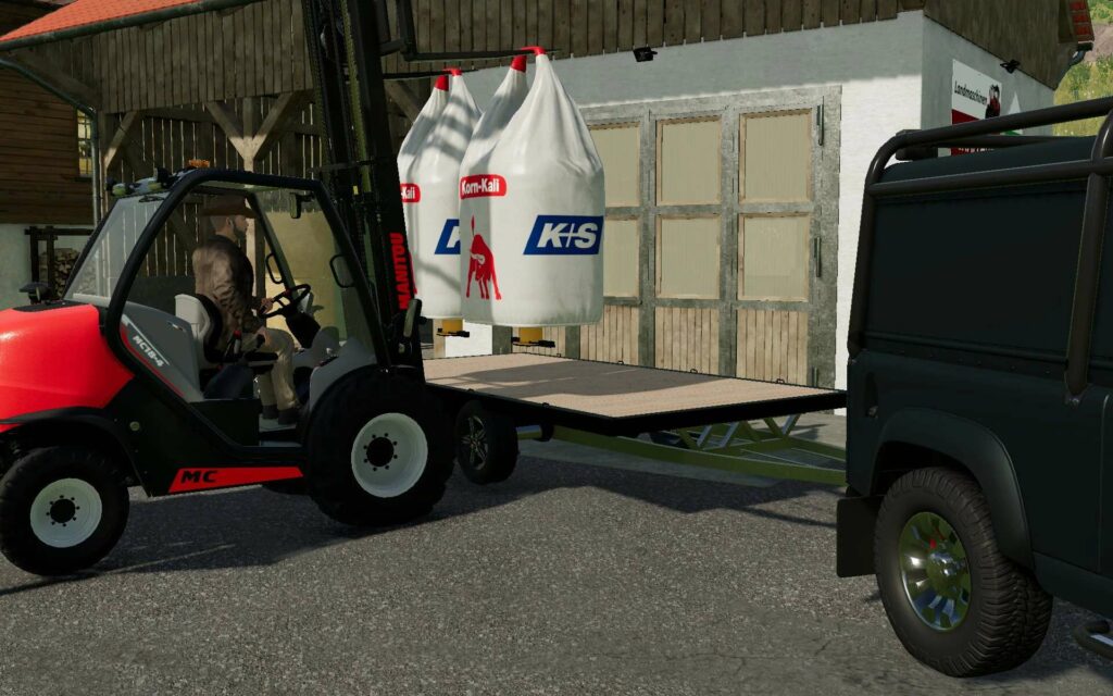 FS22 Homemade car trailer v1.0 (2) - Farming simulator 19 / 17 / 15 Mod