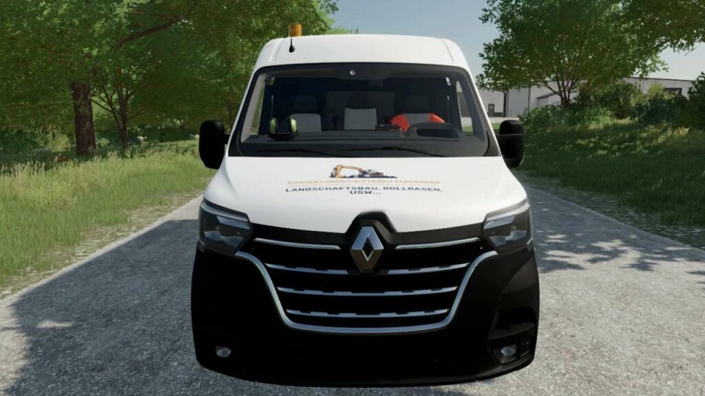 FS22 Renault Master Landschafsbau v1.0 - FS 22 Vehicles Mod Download