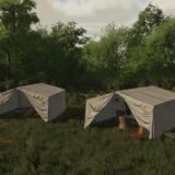 FS22 Seasonal Tents v1.0 - FS 22 Objects Mod Download