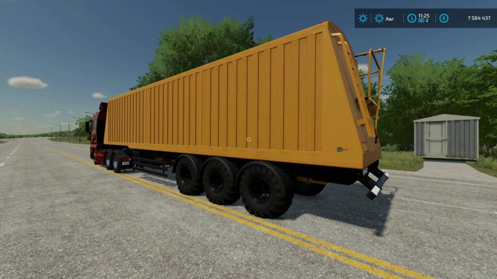 FS22 Semitrailer DNESTR-9357-01 v2.0 - FS 22 Trailers Mod Download