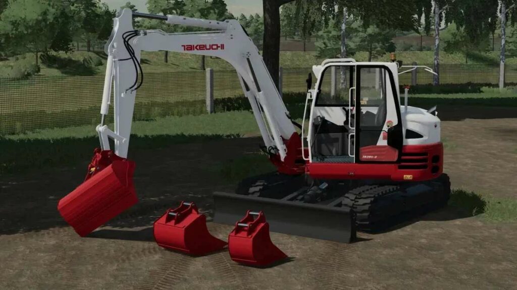 FS22 Tackeuchi TB290-2 v1.0 - FS 22 Forklifts / Excavators Mod Download