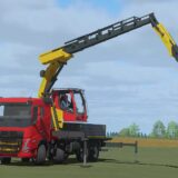 FS22 VOLVO FH palfinger v1.0 - FS 22 Trucks Mod Download