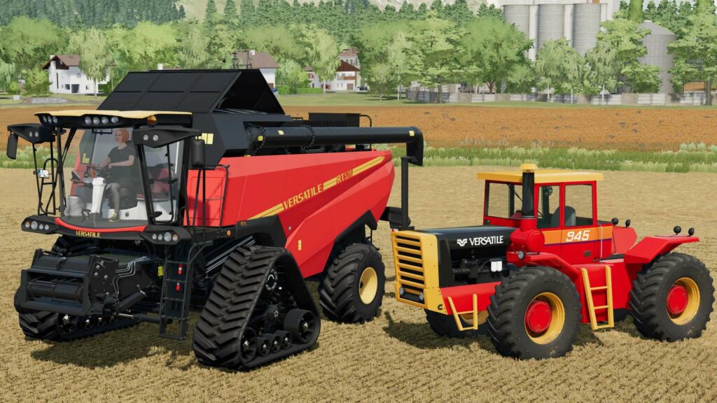 FS22 Versatile 835/975 Tractor & Versatile RT 520 Harvester v1.0 - FS ...