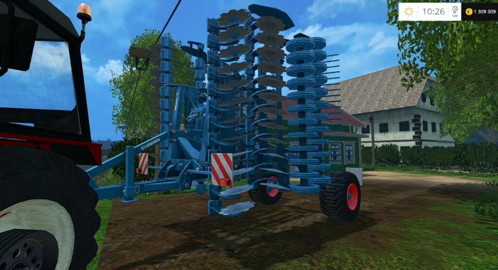 FS15 LEMKEN HELIODOR 8 600KA NEW BLUE V1.1 - FS 15 Implements & Tools Mod Download