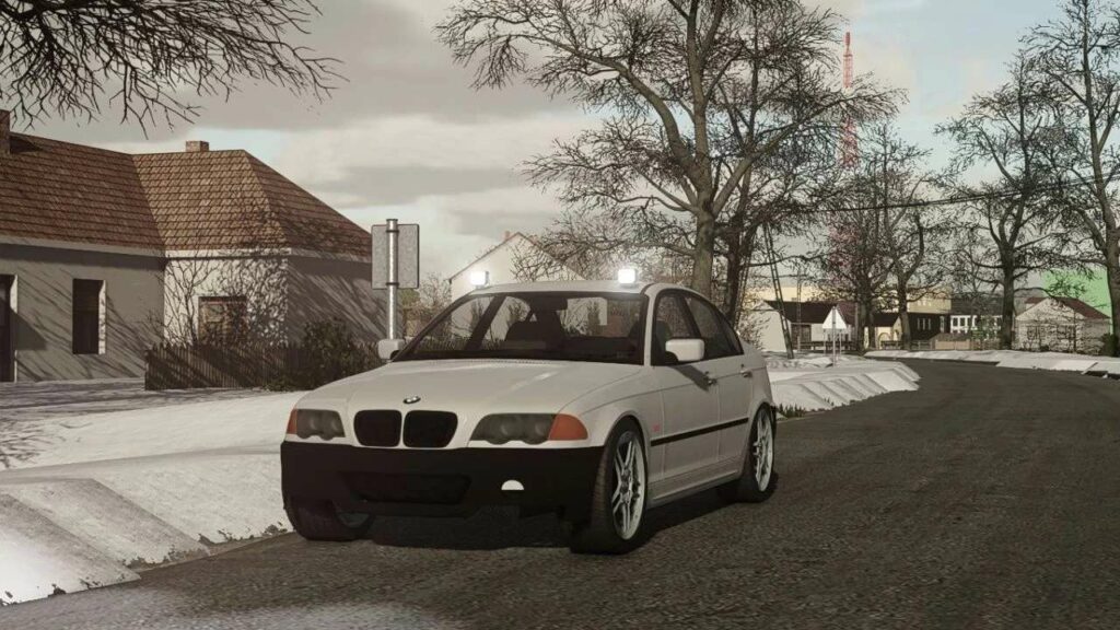 FS22 BMW E46 Winter Beater v1.1 - FS 22 Cars Mod Download