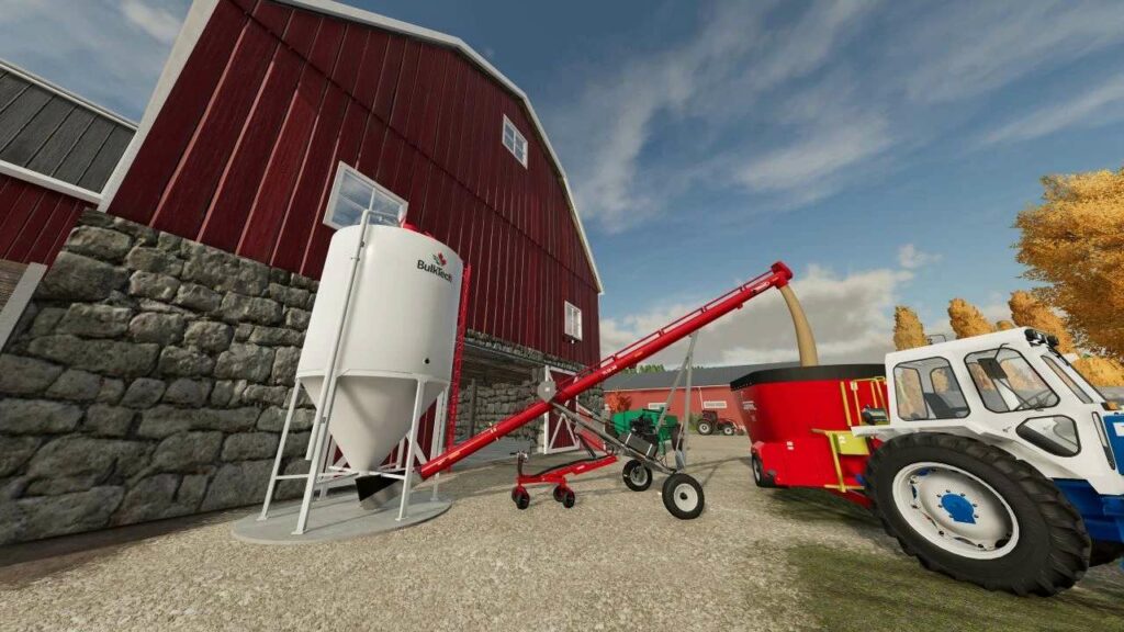 FS22 Bulktech 10 Series Dry Bins v1.0 - FS 22 Objects Mod Download