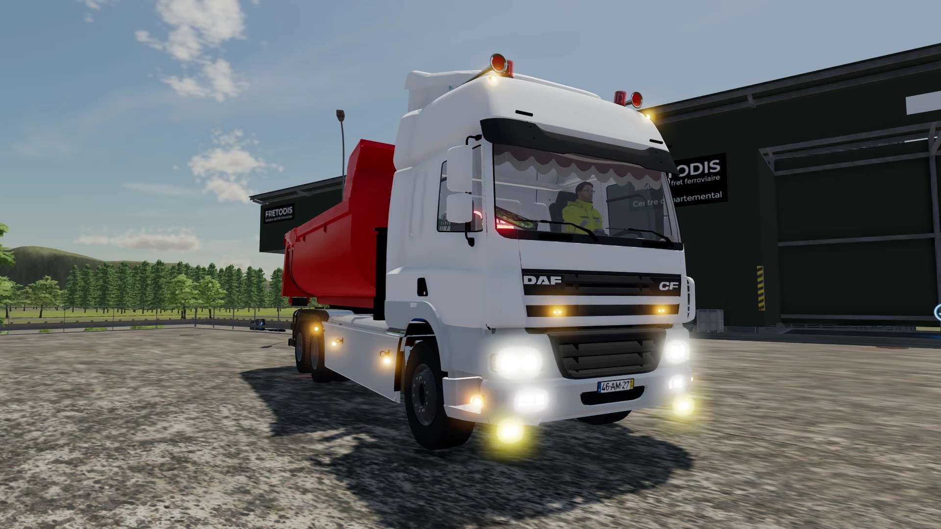 FS22 DAF CF 8×4 v1.0 - FS 22 Trucks Mod Download
