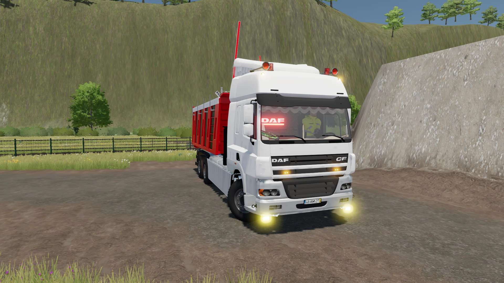 FS22 DAF CF 8×4 v1 (2) - Farming simulator 19 / 17 / 15 Mod