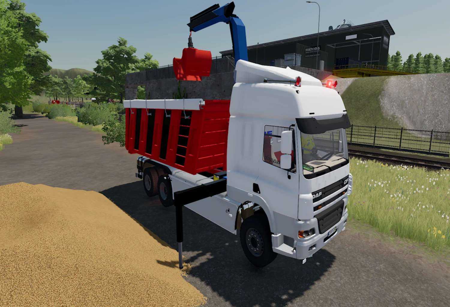 FS22 DAF CF 8×4 v1.0 - FS 22 Trucks Mod Download