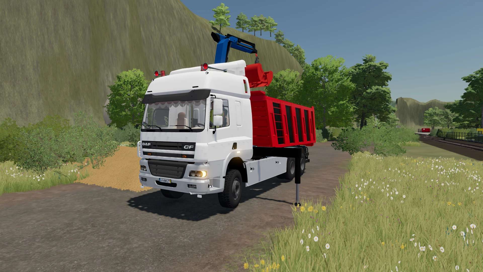 FS22 DAF CF 8×4 v1.0 - FS 22 Trucks Mod Download