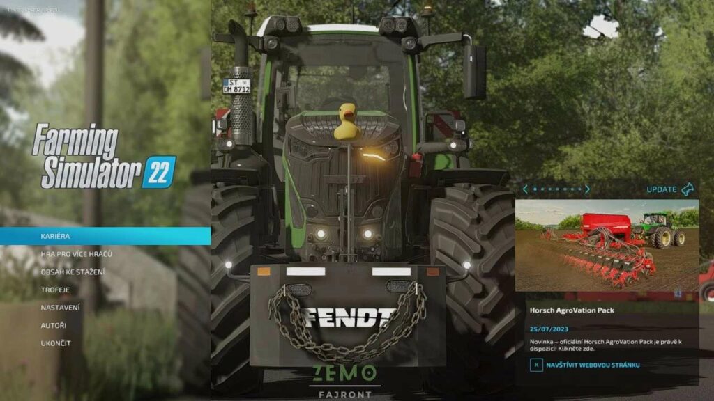 FS22 Game menu background v1 (5) - Farming simulator 19 / 17 / 15 Mod