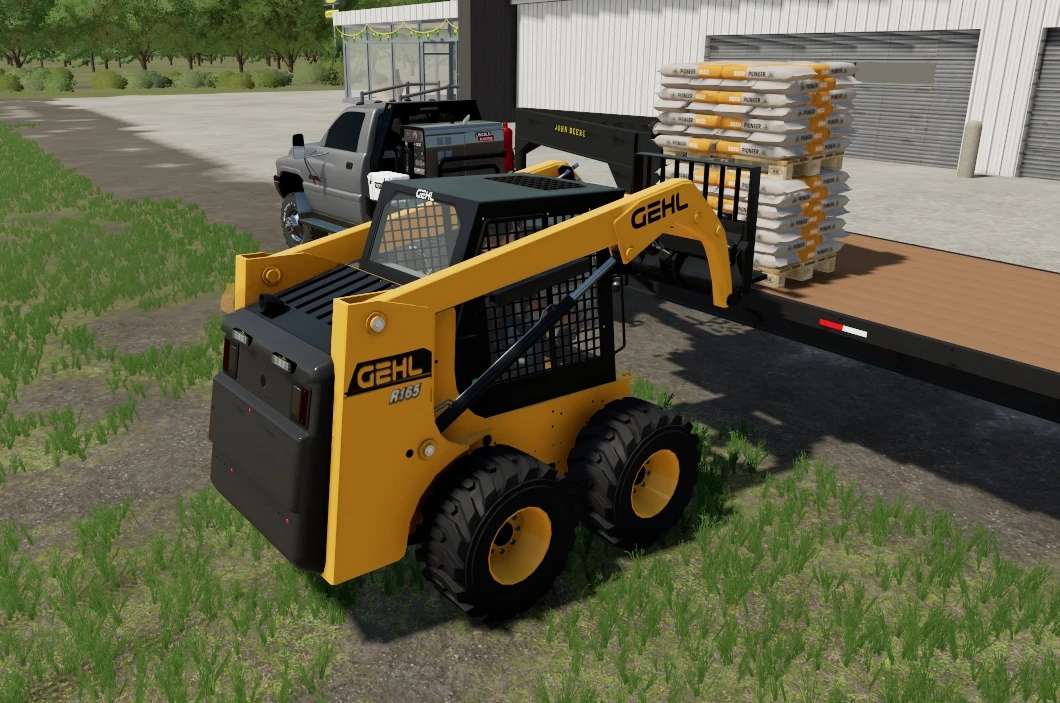 FS22 Gehl R165 Mini Loader v1.0 - FS 22 Forklifts / Excavators Mod Download