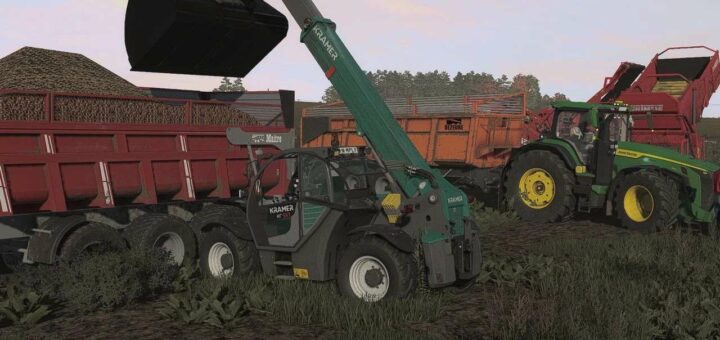 Farming Simulator 22 Forklifts, Excavators Mods | FS22 Forklifts ...