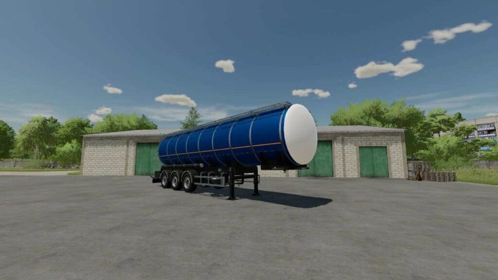 FS22 Liquid barrel MegaTank 3 v1.0 - FS 22 Trailers Mod Download