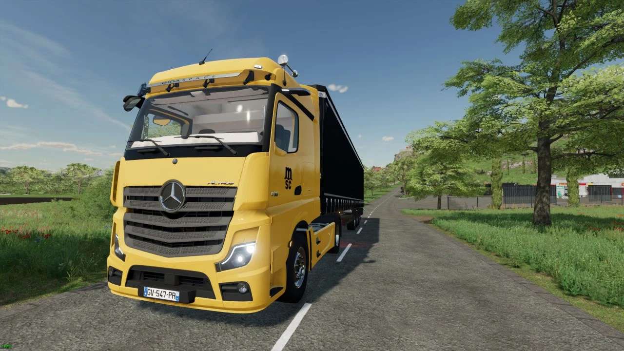 FS22 Mercedes Actros 2022 – MSC Group V1 (3) - Farming simulator 19 ...