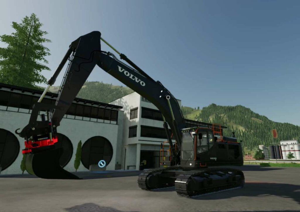FS22 Volvo EC530 v1.0 - FS 22 Forklifts / Excavators Mod Download