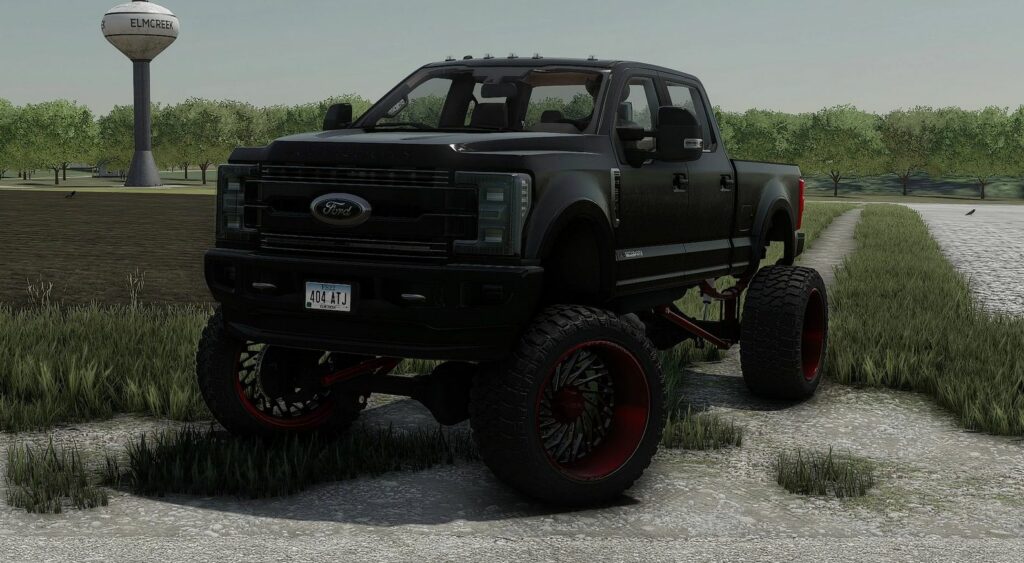FS22 C-Boys TV Sema Ford Red v1.0 - FS 22 Cars Mod Download