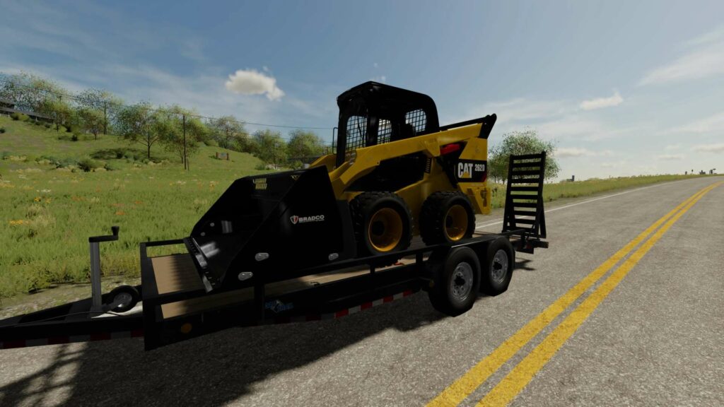 FS22 CAT 262D SKID STEER v1.0 - FS 22 Forklifts / Excavators Mod Download