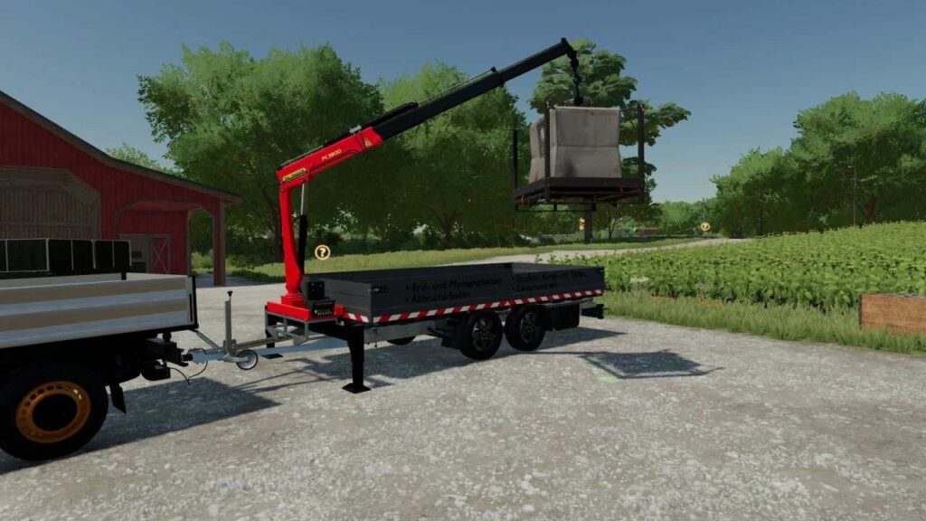 FS22 Construction yard Stani trailer v1 (1) - Farming simulator 19 / 17 ...