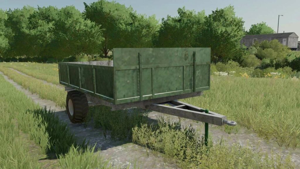 FS22 Monoaxle Trailer v1 (1) - Farming simulator 19 / 17 / 15 Mod