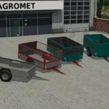 FS22 Small Trailer v1.0 - FS 22 Trailers Mod Download