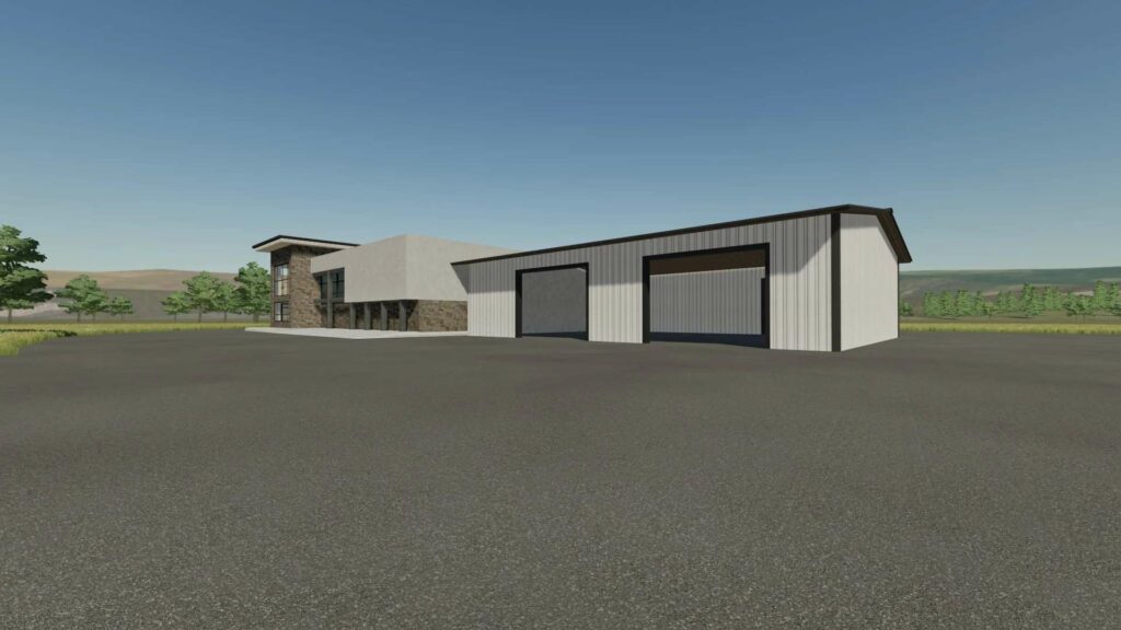 FS22 Dealership Building Placeable v1.0 - FS 22 Objects Mod Download