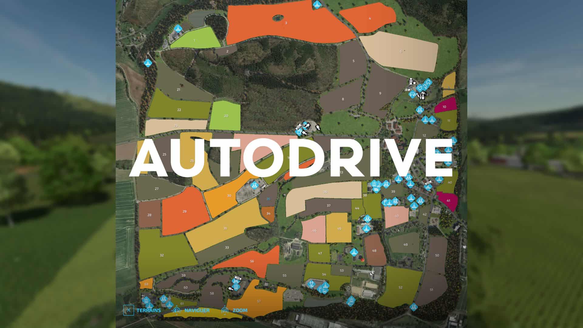 FS22 Autodrive course for Küntrop in the Sauerland Map v1.0 - FS 22 ...