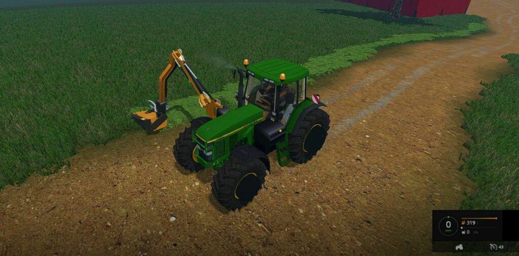 FS15 JOHN DEERE 7810 4WD SIDE MOUNT MOWER EXTRA HIT AMERICAN V1.0 - FS ...