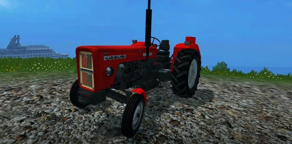 FS15 URSUS C 360 2WD NEW FL RED EXTRA HIT v1.1 - FS 15 Tractors Mod ...