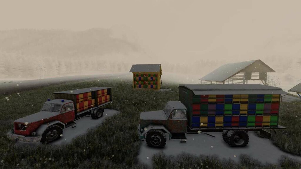 FS22 Balkan Bee hives Pack v1.0 - FS 22 Objects Mod Download