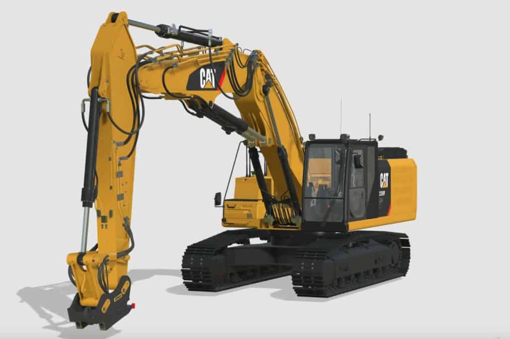 FS22 Cat 336 VAH OQ v1.0 - FS 22 Forklifts / Excavators Mod Download