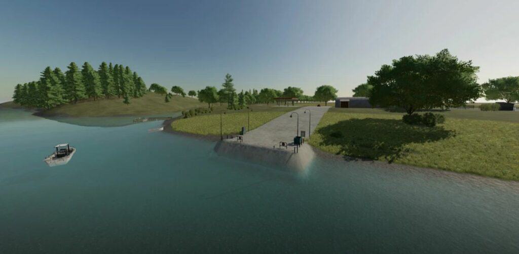 FS22 Freshwater Island v1.0 - FS 22 Maps Mod Download