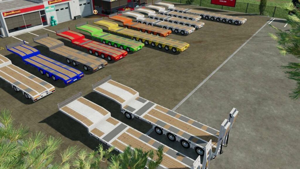 FS22 Low-loader v1.0 - FS 22 Trailers Mod Download
